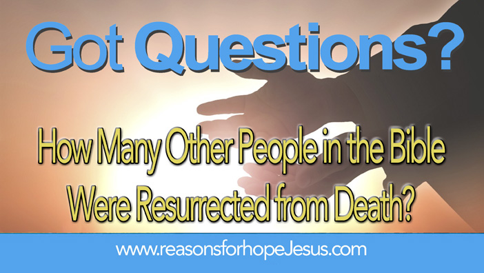 does it say in the bible what happened to those who were raised from ...