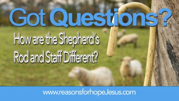 How are the Shepherd’s Rod and Staff Different? » Reasons for Hope* Jesus