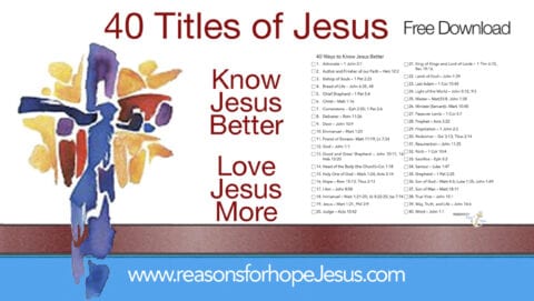 Bible Study Resources-Videos, Outlines, Charts, PPTs » Reasons for Hope ...