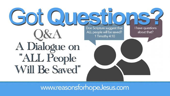 Will All People Be Saved? » Reasons for Hope* Jesus