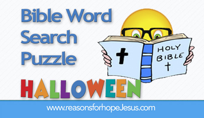 Halloween Word Search Puzzle » Reasons for Hope* Jesus