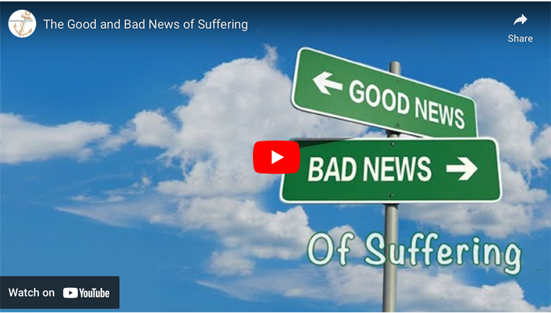 The Good and Bad News of Suffering » Reasons for Hope* Jesus