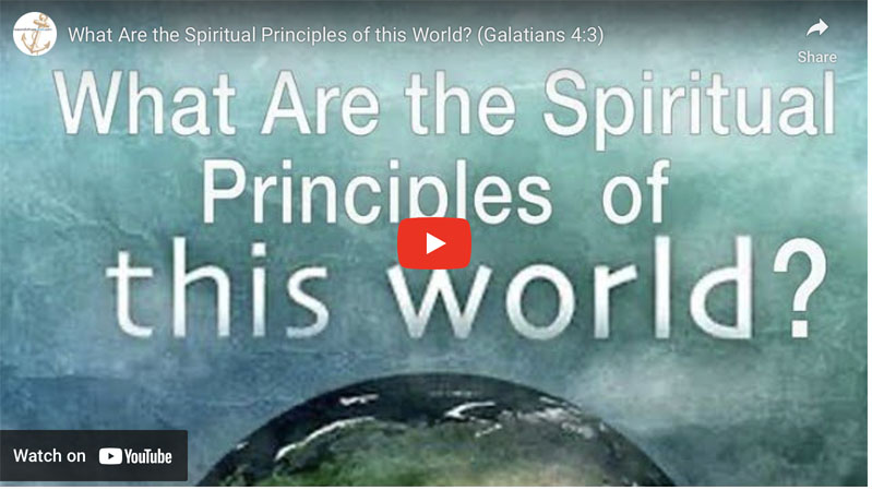 What Are the Spiritual Principles of this World? » Reasons for Hope* Jesus