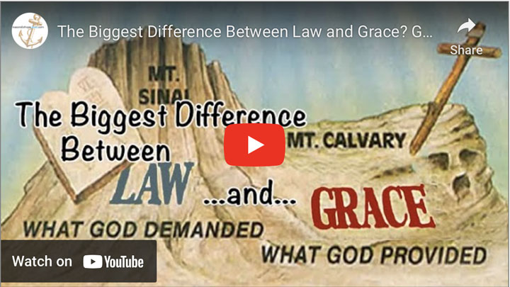 The Biggest Difference Between Law and Grace? Galatians 5 » Reasons for ...