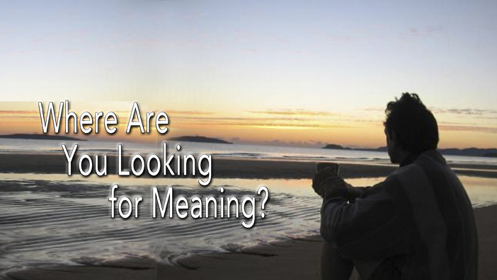 Where Are You Looking for Meaning? » Reasons for Hope* Jesus